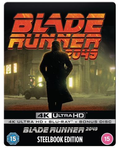 Blade Runner 2049 (15) 2017 4K UHD+BR Limited Ed. Steelbook (3 Disc) - CeX (UK): - Buy, Sell, Donate